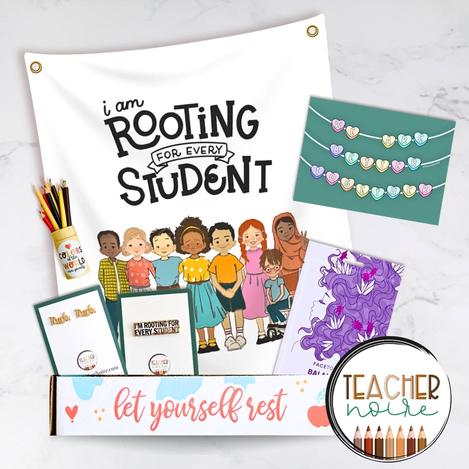 Teacher Care Crate - A Self-Care Monthly Subscription Box for Teachers