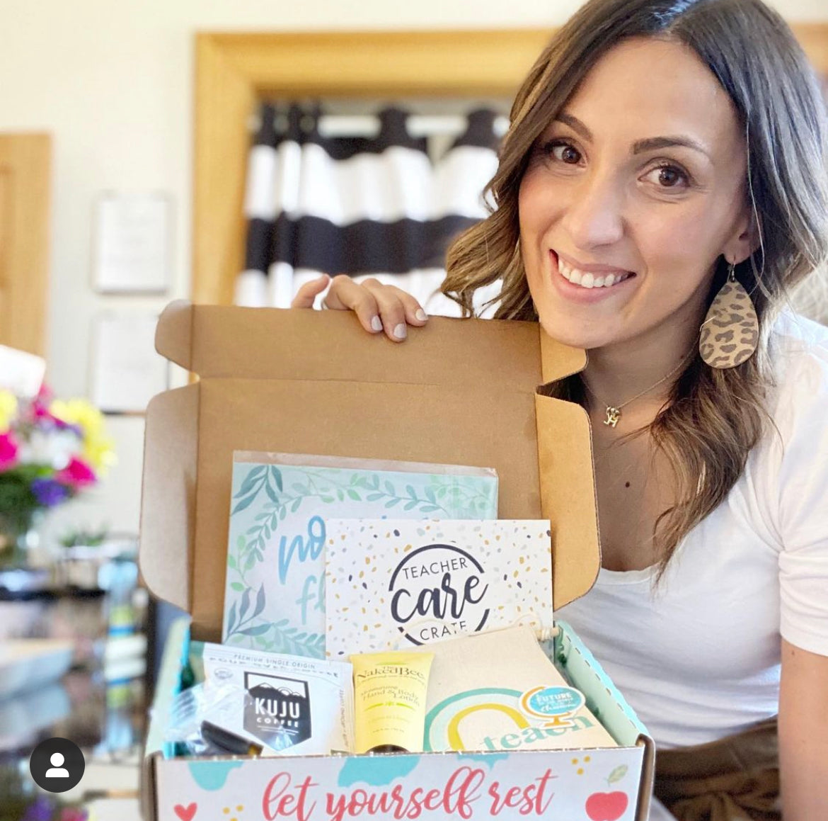 Teacher Care Crate - A Self-Care Monthly Subscription Box for Teachers