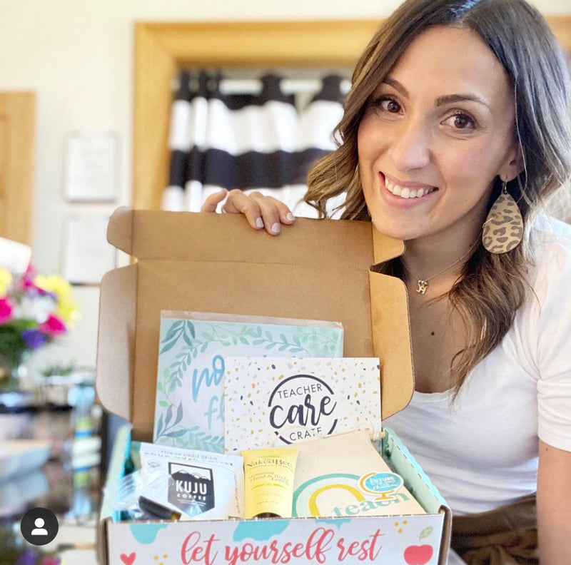 Teacher Care Crate - A Self-Care Monthly Subscription Box for Teachers